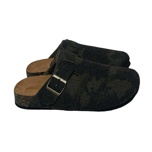 Unbranded | Shoes | New Mens Green Camo Wool Blend Slides Comfort Clogs ...